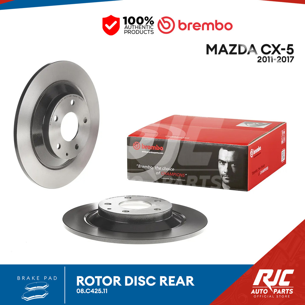 BREMBO ROTOR DISC REAR MAZDA CX5 2011-2017 08C42511 ( 2 PCS ) | Shopee ...