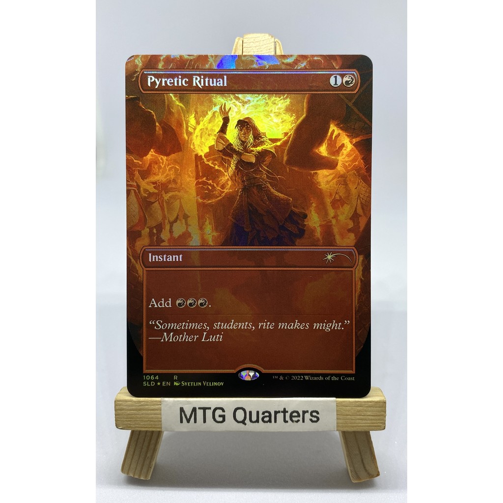 Pr0xy Card - Pyretic Ritual 1064 (Borderless Foil) | Secret Lair Drop (SLD) | Shopee Malaysia