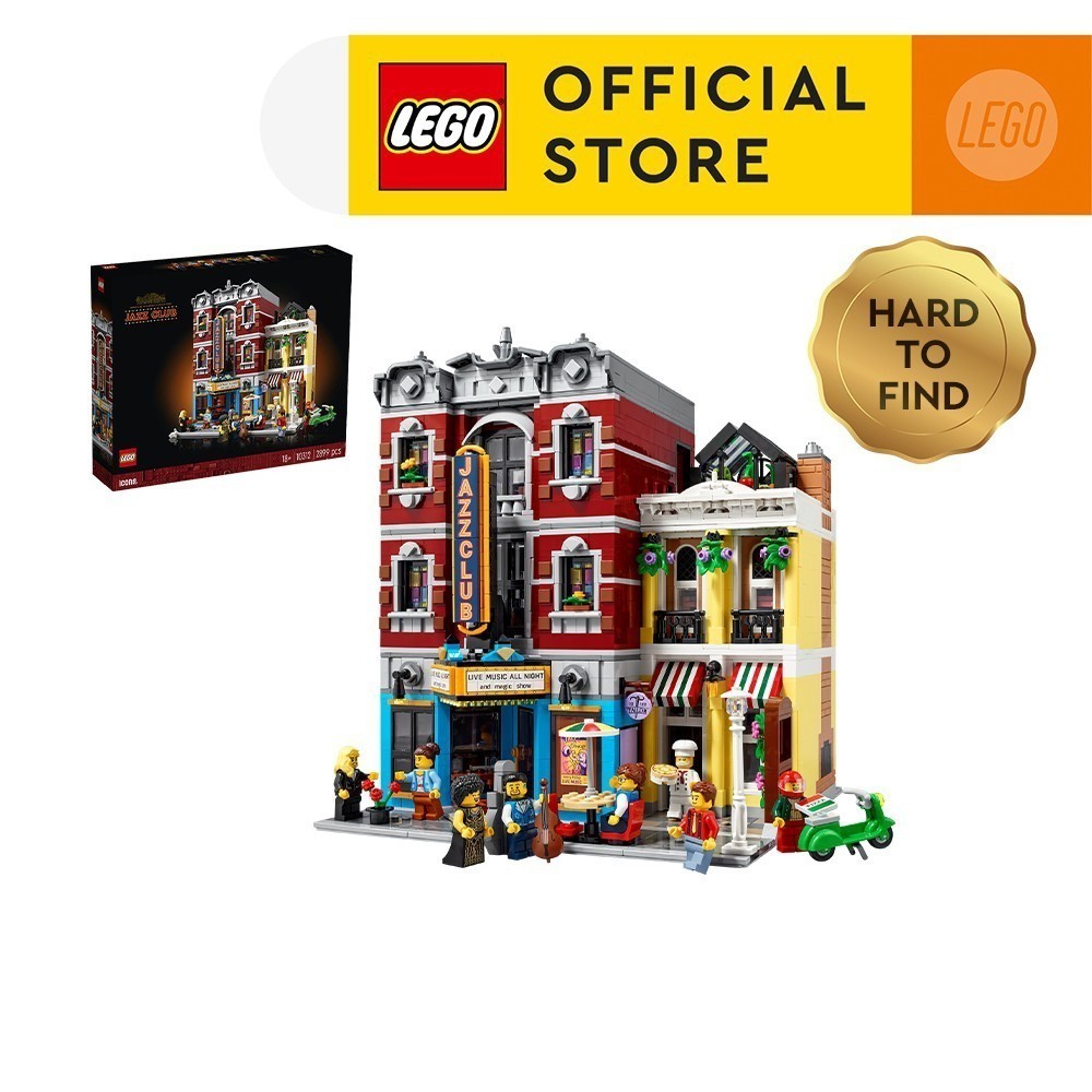 LEGO D2C Icons 10312 Jazz Club & Pizzeria, Age 18+, Building Blocks ...