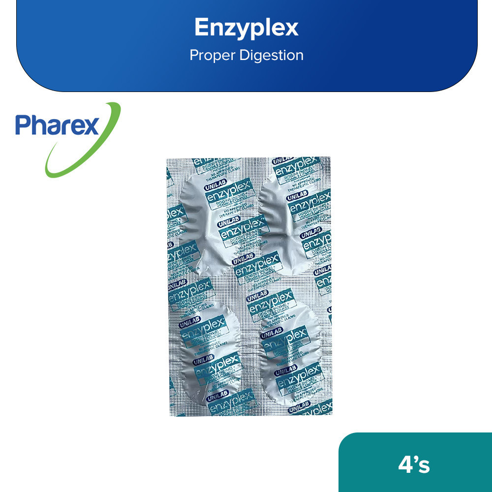 Enzyplex 4 Tablets, Digestive Enzymes + B Vitamins - For Acute Symptoms ...