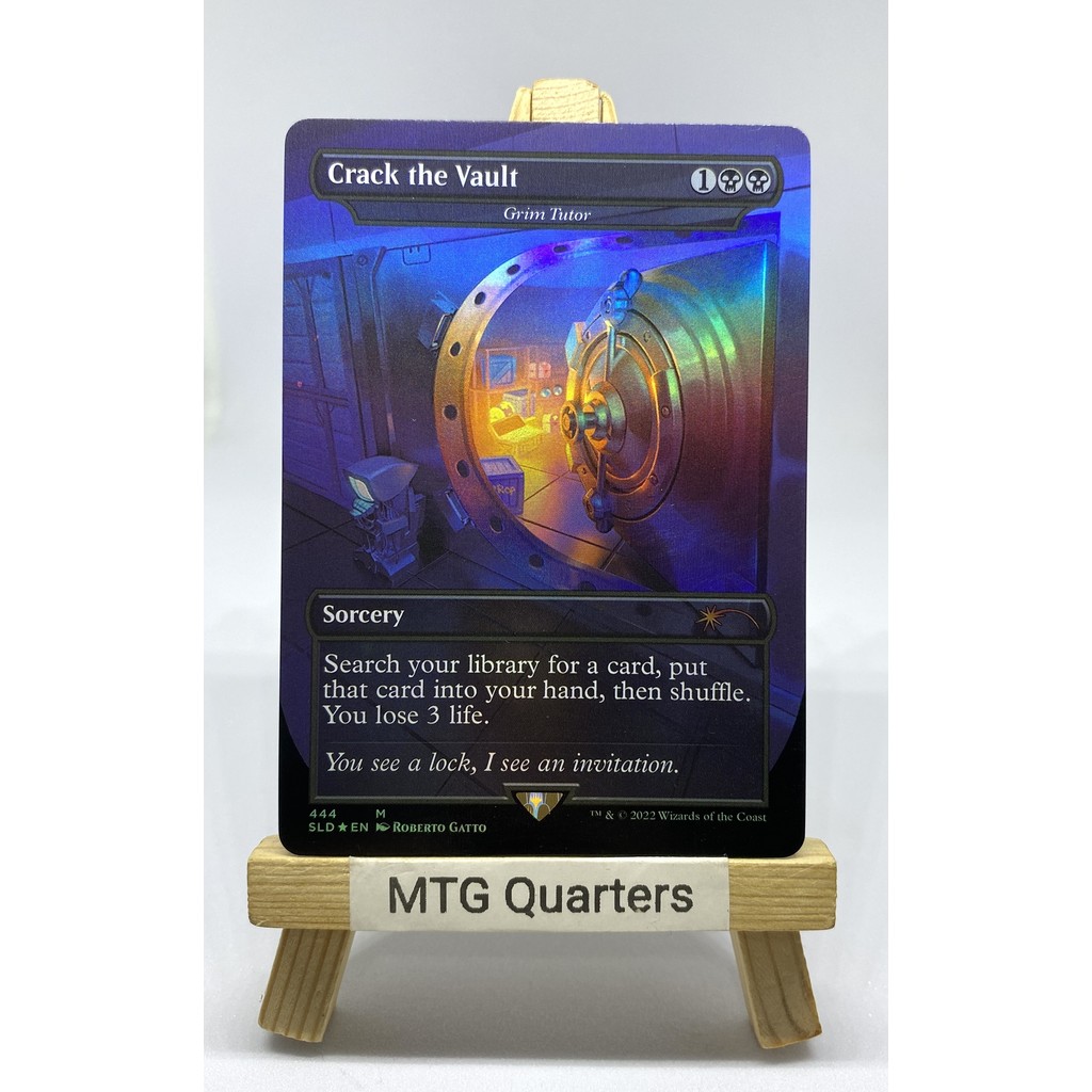 MTG Proxy Card - Grim Tutor (Crack the Vault Foil) | Secret Lair Drop ...