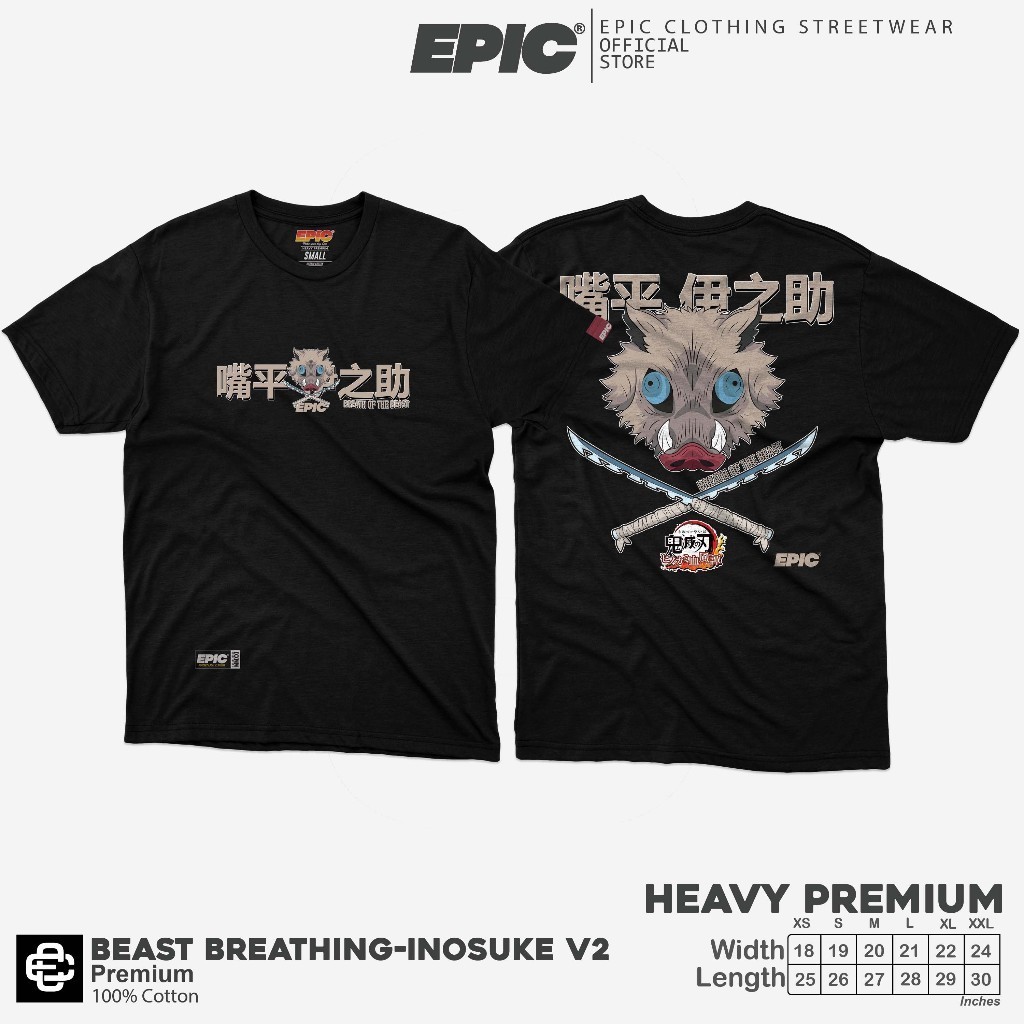Anime - Inosuke Hashibira Beast Breathing V2 Demon Slayer Shirt-Tshirt ...