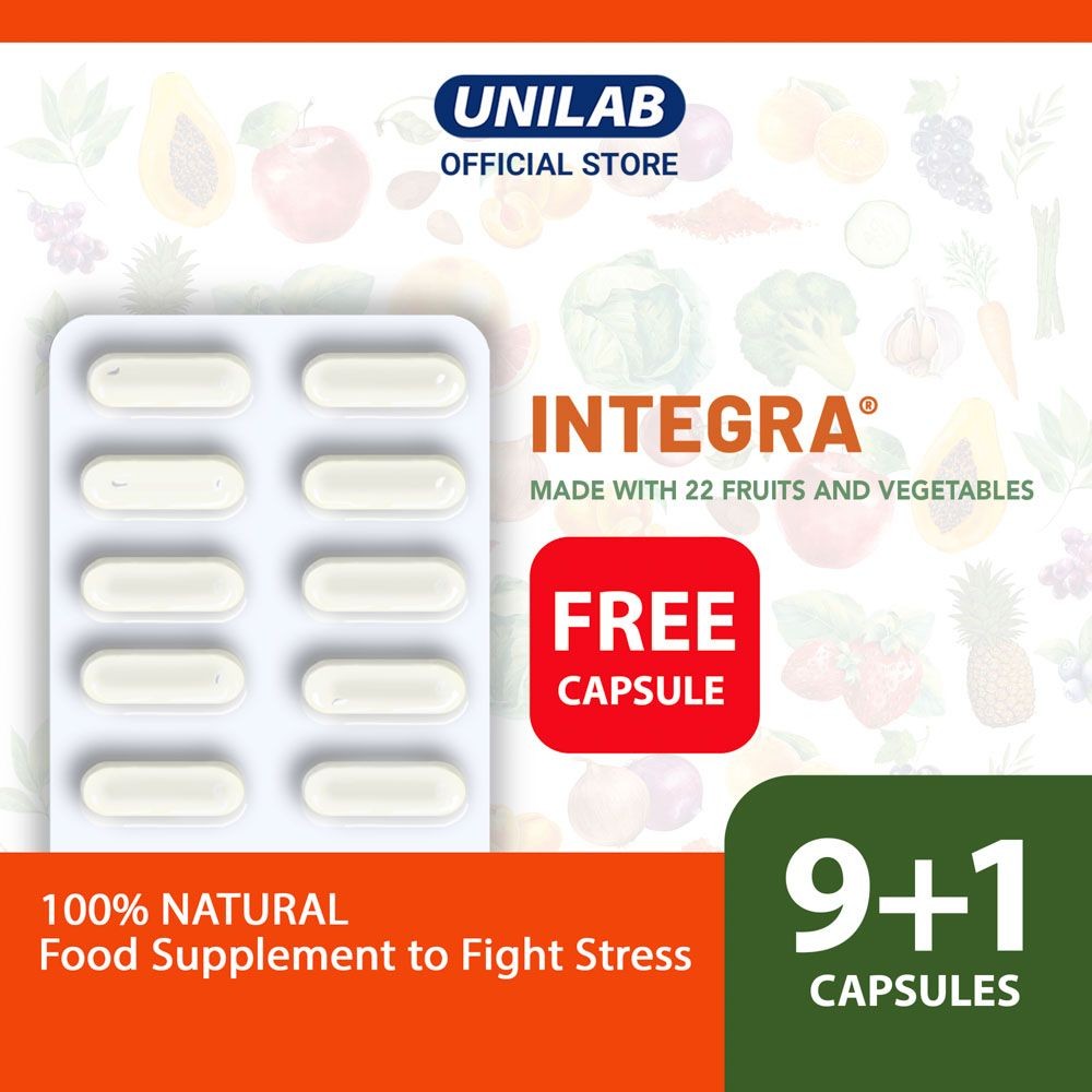 Unilab Integra 10-Day Pack! Buy 9 + 1 FREE: 100% Natural Food ...