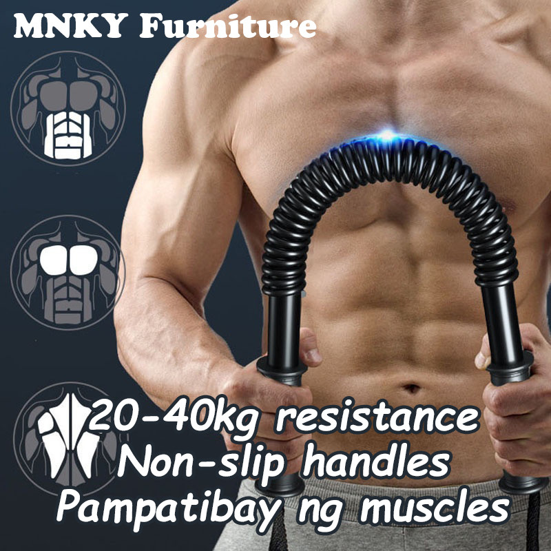 Power Twister Bar Spring Bar Resistance Bend Bar Chest Arm Strength ...