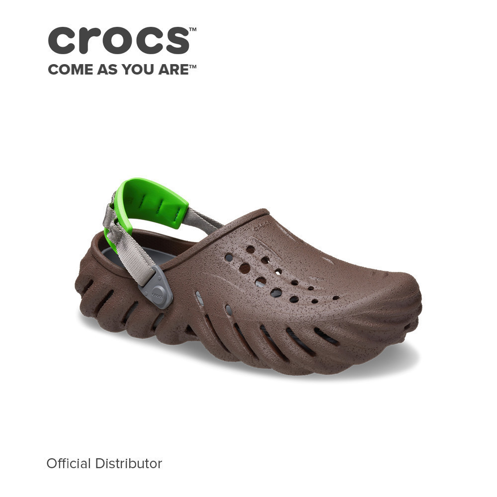 Crocs Echo Sand Storm Clog in Coffee Multi | Shopee Malaysia