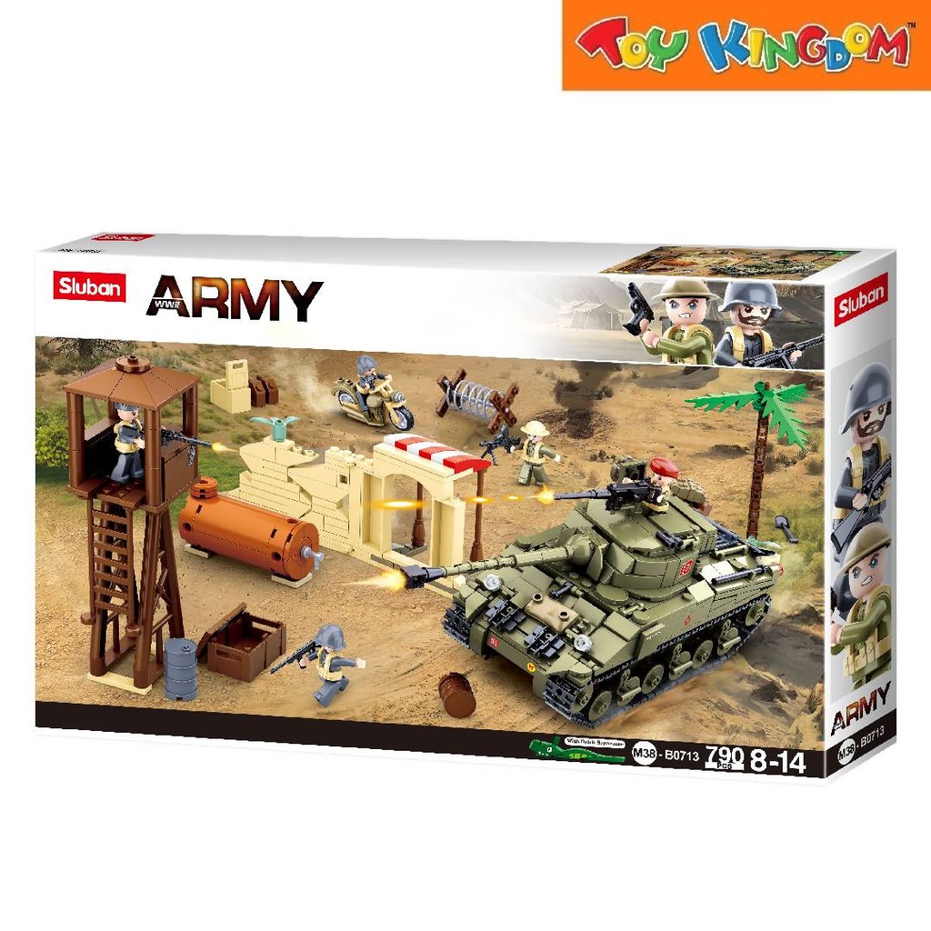 Sluban WWII Army Battle Tank Firefly 790pcs Bricks | Shopee Malaysia