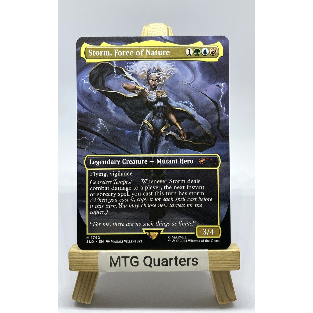 Pr0xy Card - Storm, Force of Nature (Borderless) | Secret Lair Drop ...