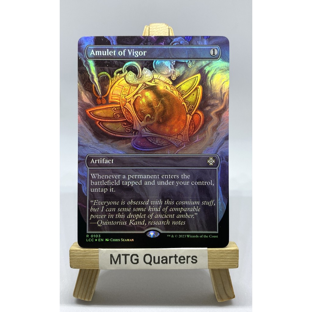MTG Proxy Card - Amulet of Vigor (Borderless Foil) | The Lost Caverns ...