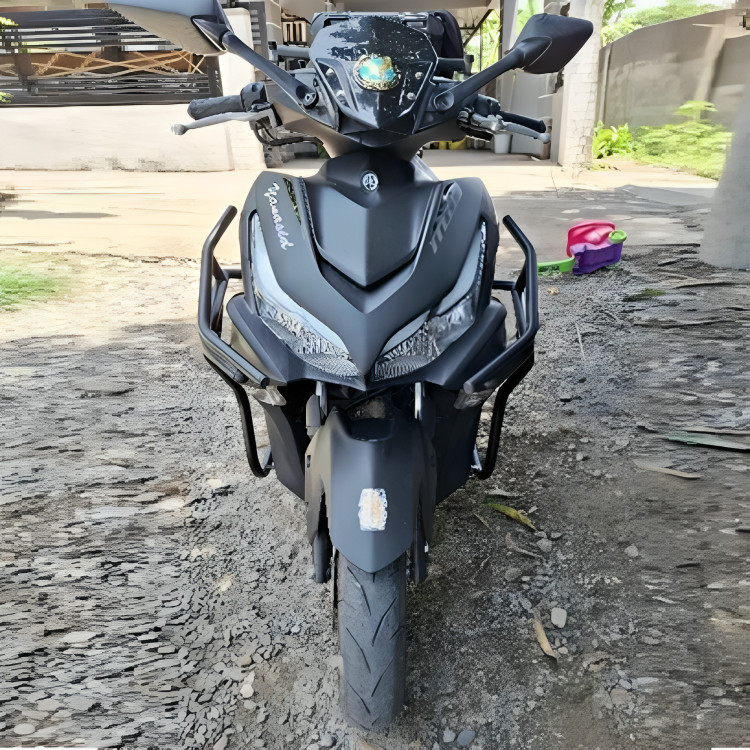 YAMAHA AEROX 155 - HEAVY DUTY HALF CRASH GUARD ( POWDER COAT ) - PHASE ...