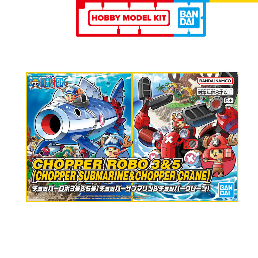 Bandai Hobby 5067444 Chopper Robot 3&5(Chopper Submarine&Chopper Crane ...