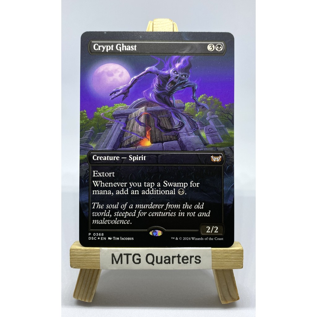 MTG Proxy Card - Crypt Ghast (Borderless) | Duskmourn: House of Horror ...