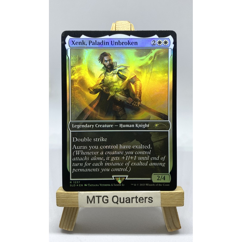 MTG Proxy Card - Xenk, Paladin Unbroken (Foil) | Secret Lair Drop (SLD ...