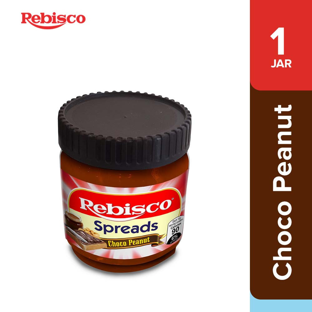 Rebisco Spreads Choco Peanut 190G/Jar | Shopee Malaysia