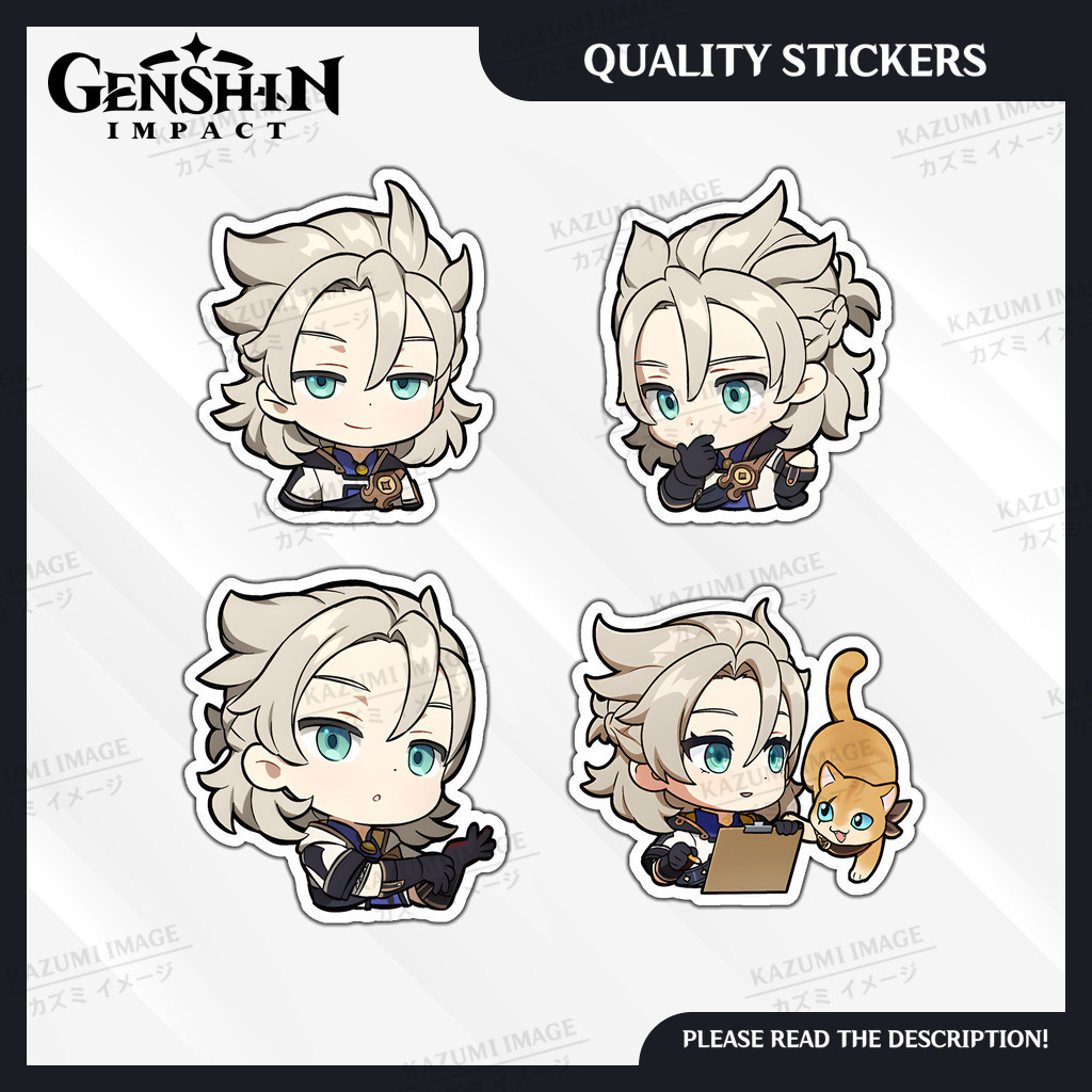 Albedo - Genshin Impact Emoji Stickers | Shopee Malaysia