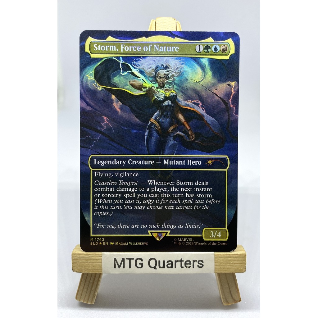 Pr0xy Card - Storm, Force of Nature (Borderless Foil) | Secret Lair ...