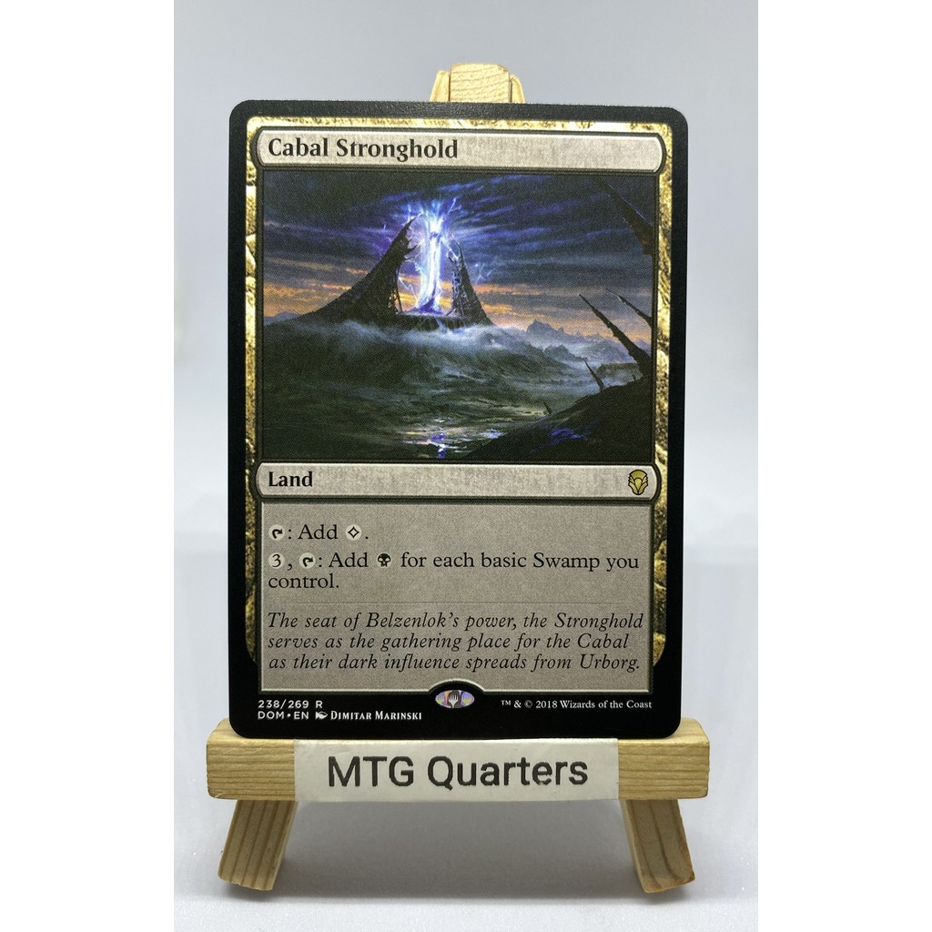 MTG Proxy Card - Cabal Stronghold | Dominaria (DOM) | Shopee Malaysia