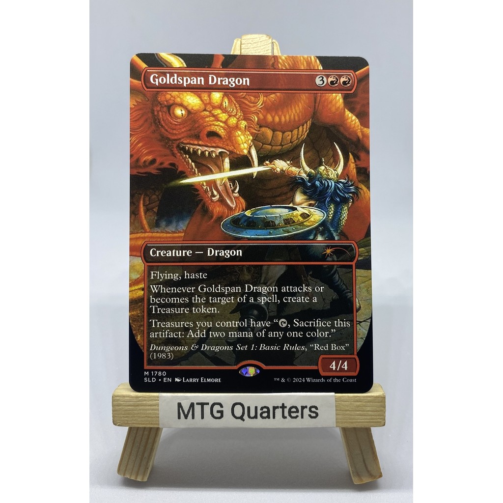 Pr0xy Card - Goldspan Dragon 1780 (Borderless) | Secret Lair Drop (SLD ...