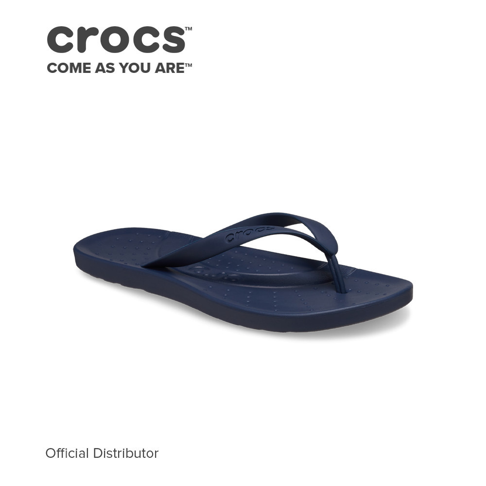 Crocs Essentials Flip in Navy | Shopee Malaysia
