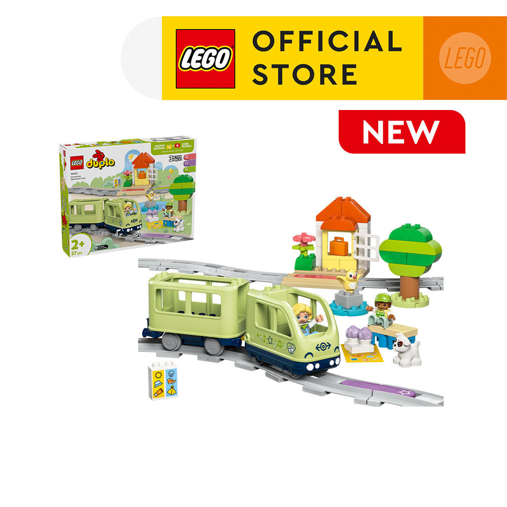 LEGO DUPLO 10427 Interactive Adventure Train, Age 2+, Building Blocks ...