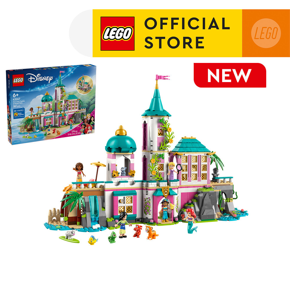 LEGO Disney Princess 43267 Princess Castle & Royal Pets, Age 6 ...