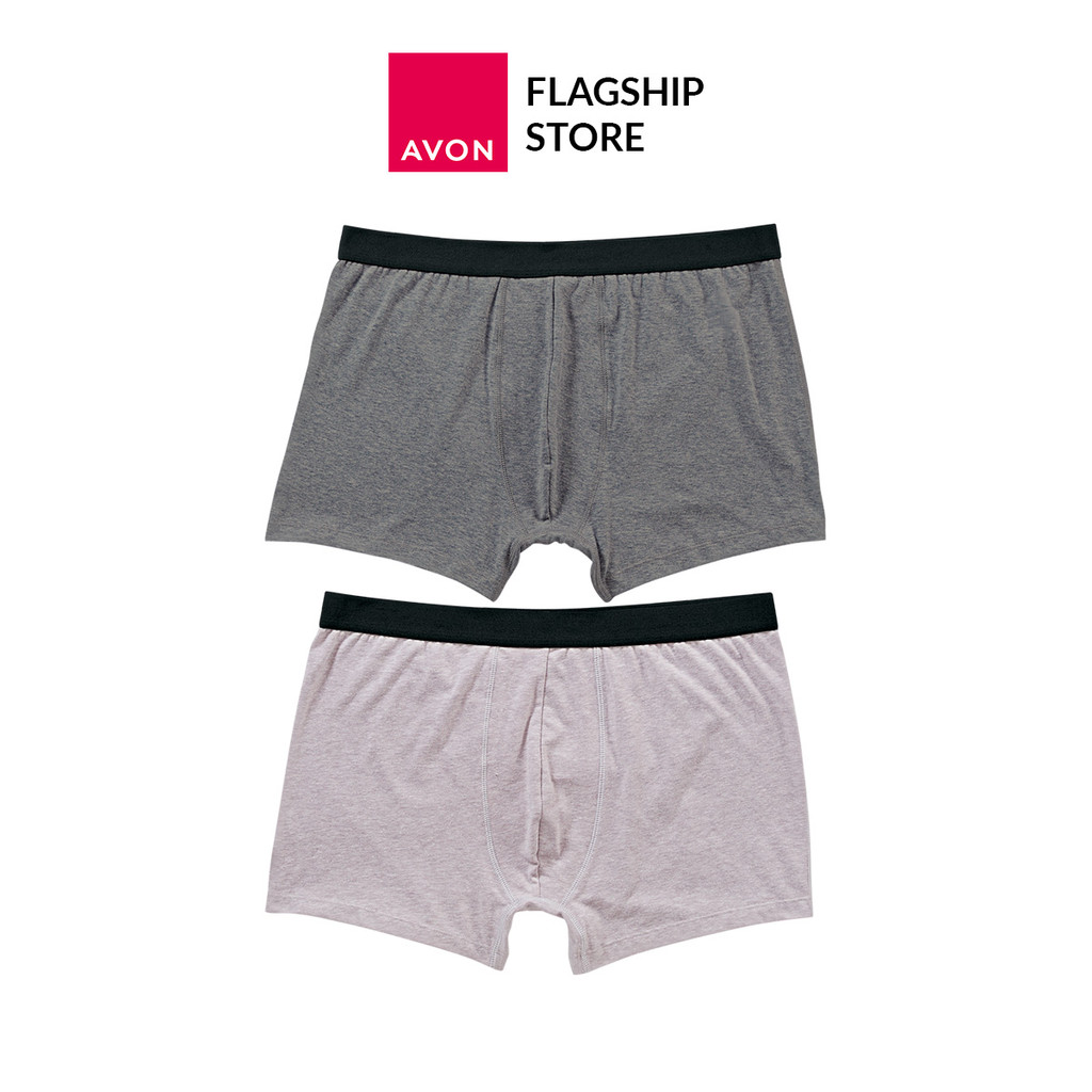 Avon Men's Club Ash 2-in-1 Boxer Brief Pack | Shopee Malaysia