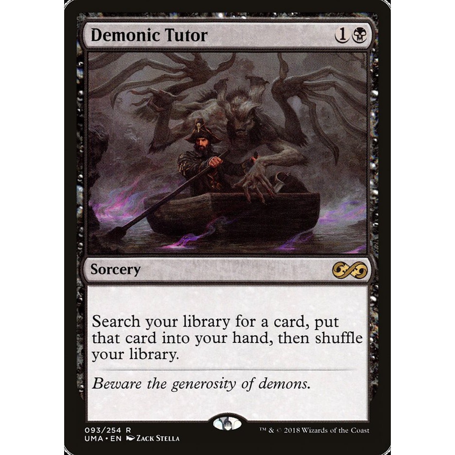 MTG Proxy Card - Demonic Tutor | Ultimate Masters (UMA) | Shopee Malaysia