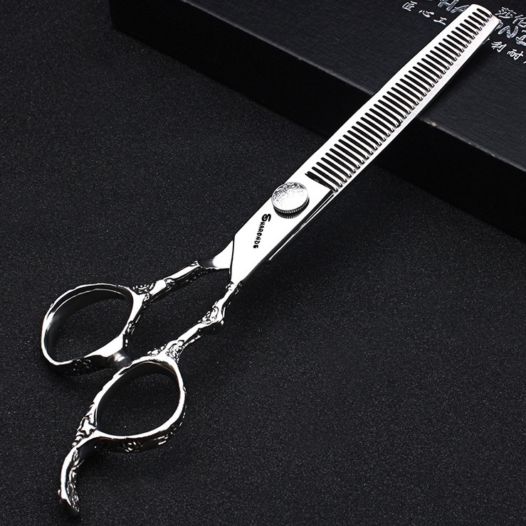 Spot Sharon 7-inch Rose Scissors Professional Barber Scissors Flat ...