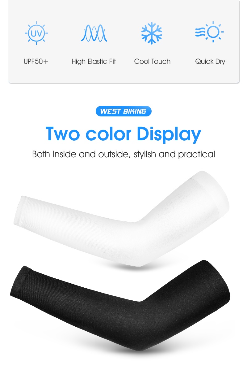 Breathable Cycling UV Protection Arm Sleeves Cover for West Biking 1 ...