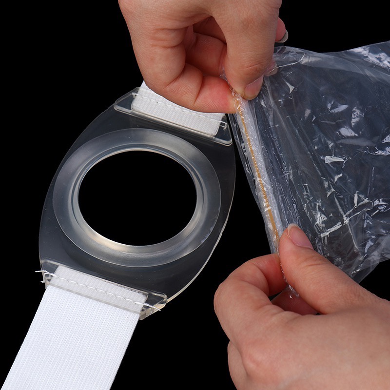 80Pcs Ostomy Bag+2pcs Colostomy Ostomy Belt Ostoma Waist Band Silicone ...