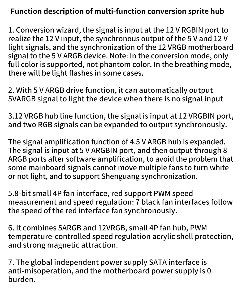 OCNG RGB converter 12V 4Pin RGB to 5V 3Pin ARGB light transfer wiring ...