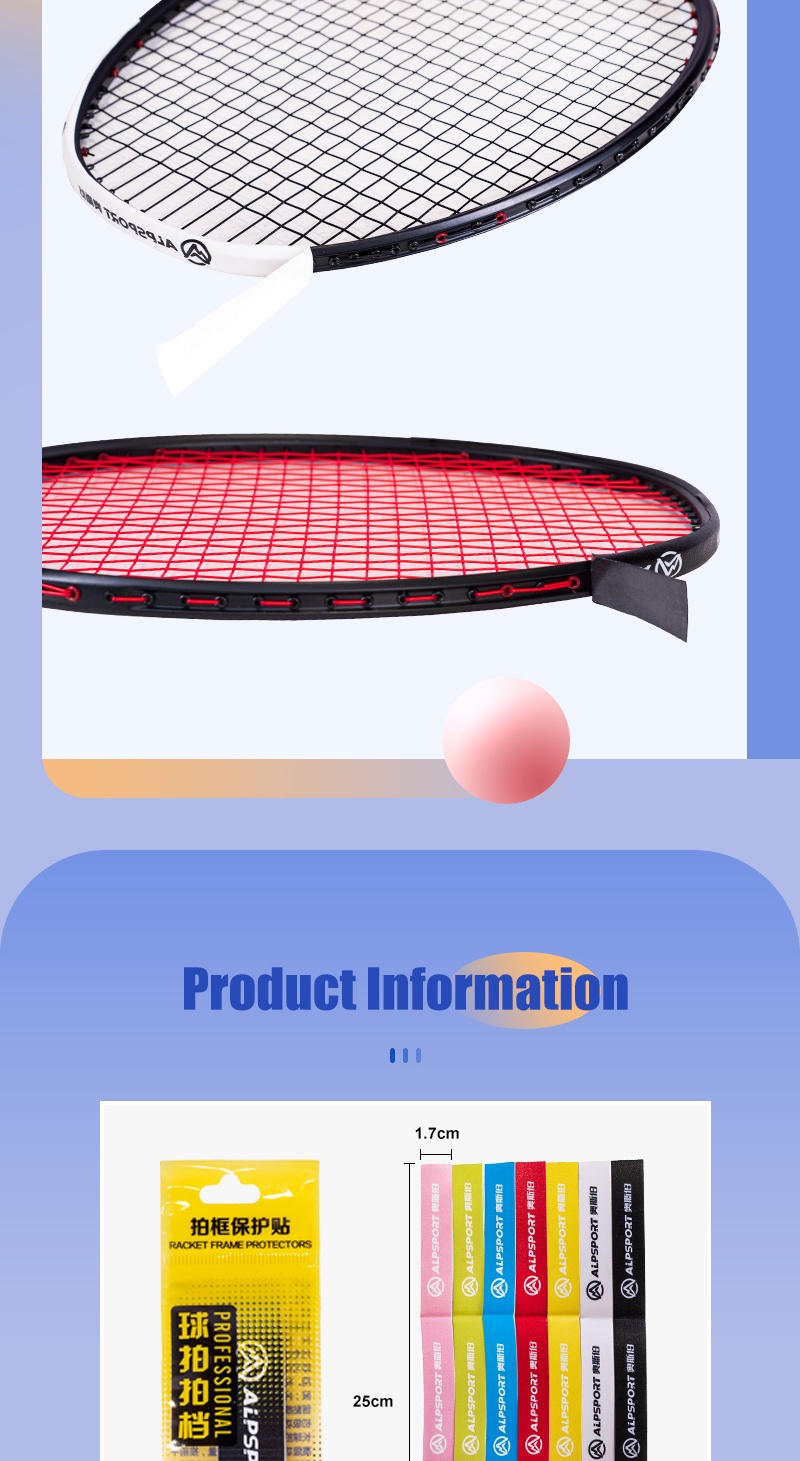 ALP PKT Racket Head Sticker For Raket Badminton Net Feather Frame ...