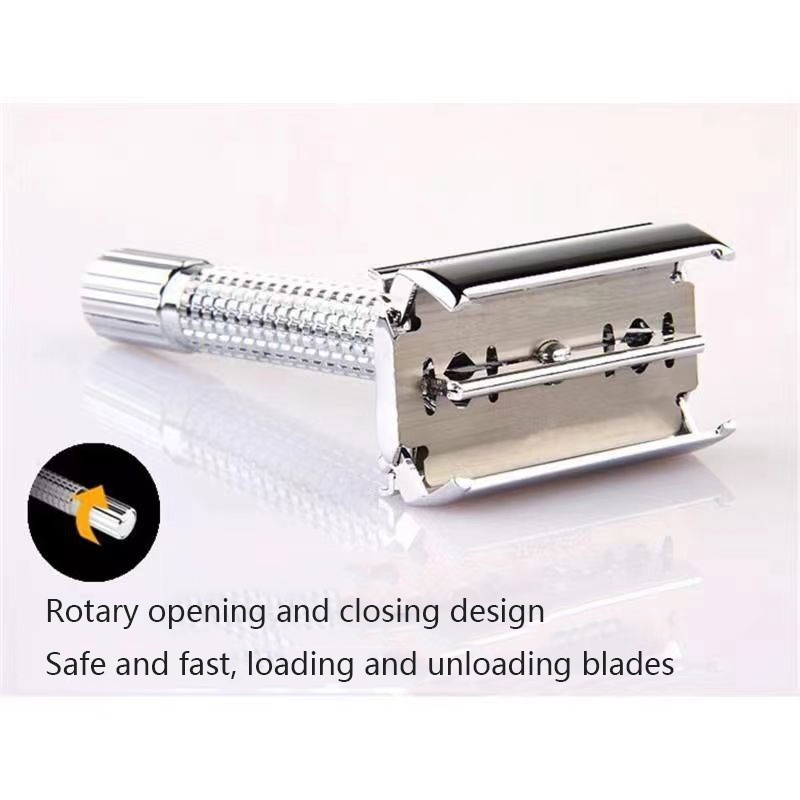 T-type Razor for Men Traditional Classic Butterfly Double Edge shaving ...