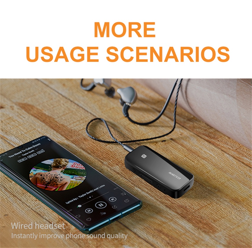 T40 Wireless Transmitter Receiver Nfc Tf Card Edr Bluetooth-Compatible ...