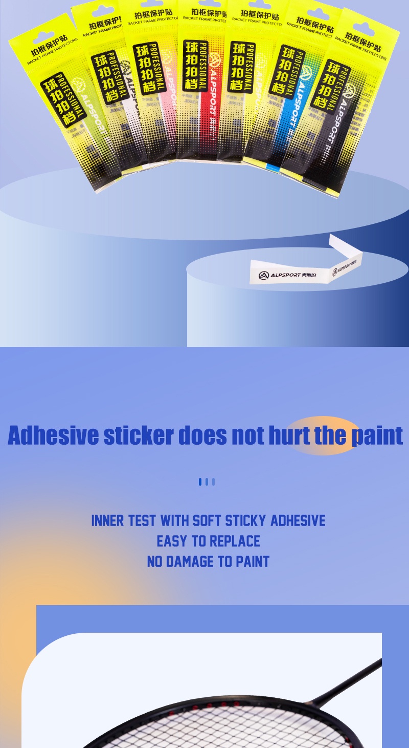 ALP PKT Racket Head Sticker For Raket Badminton Net Feather Frame ...
