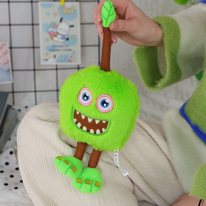 33cm My Singing Monsters Wubbox Plush Toys Green Furcorn Stuffed Dolls ...