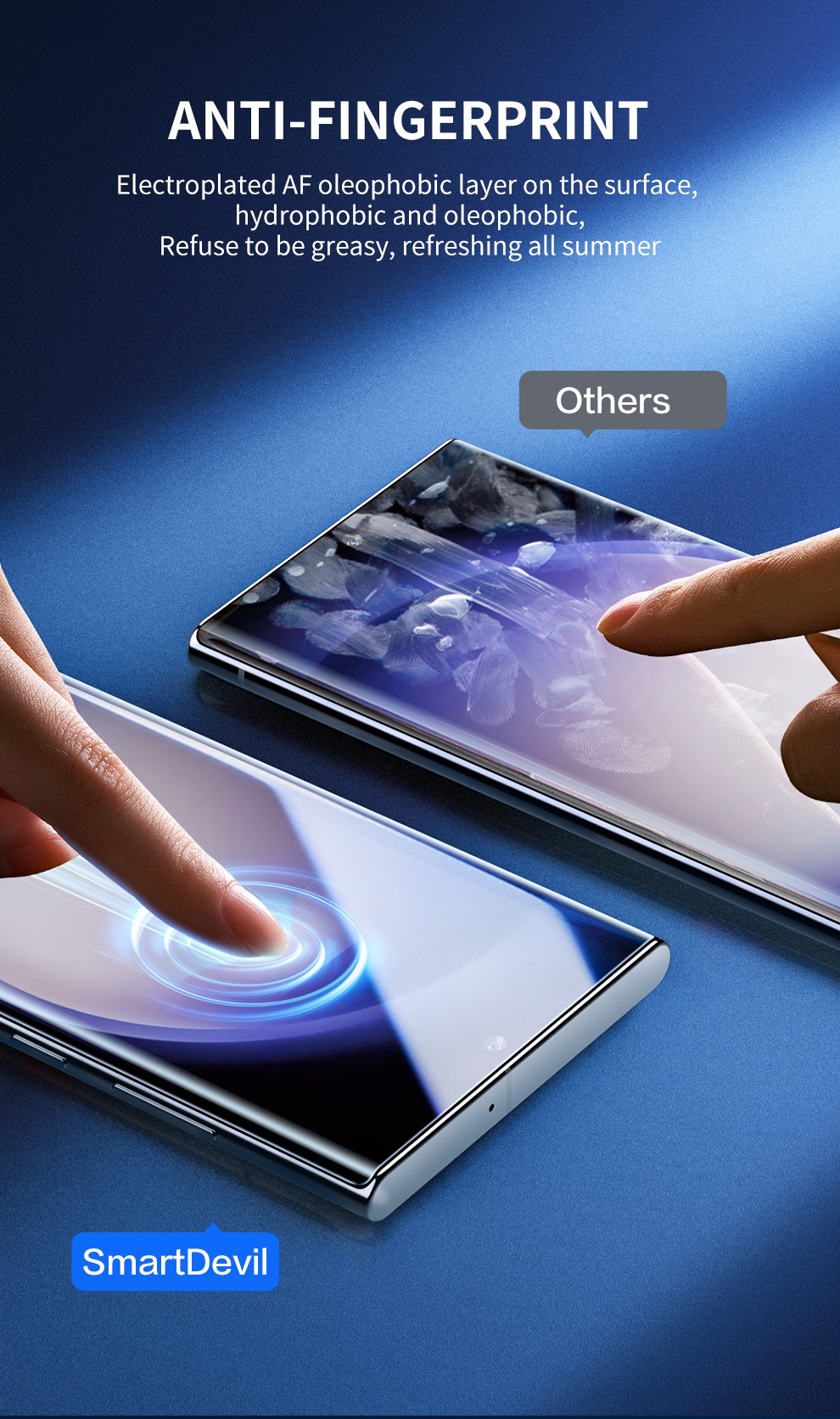 SmartDevil Soft Tempered Glass/Screen Protector/Hydrogel Film For Samsung Galaxy S23 Ultra ...