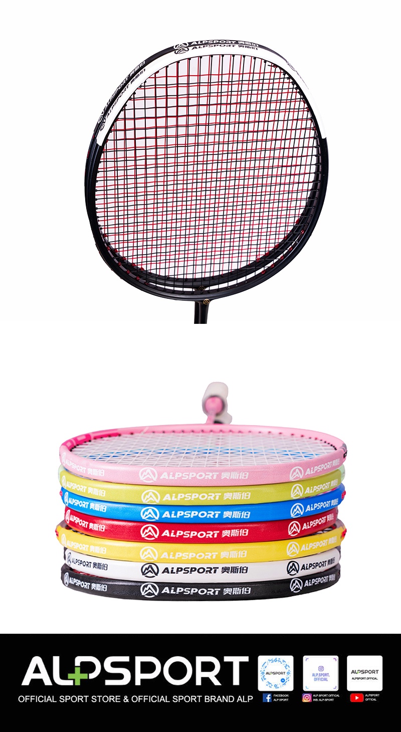ALP PKT Racket Head Sticker For Raket Badminton Net Feather Frame ...