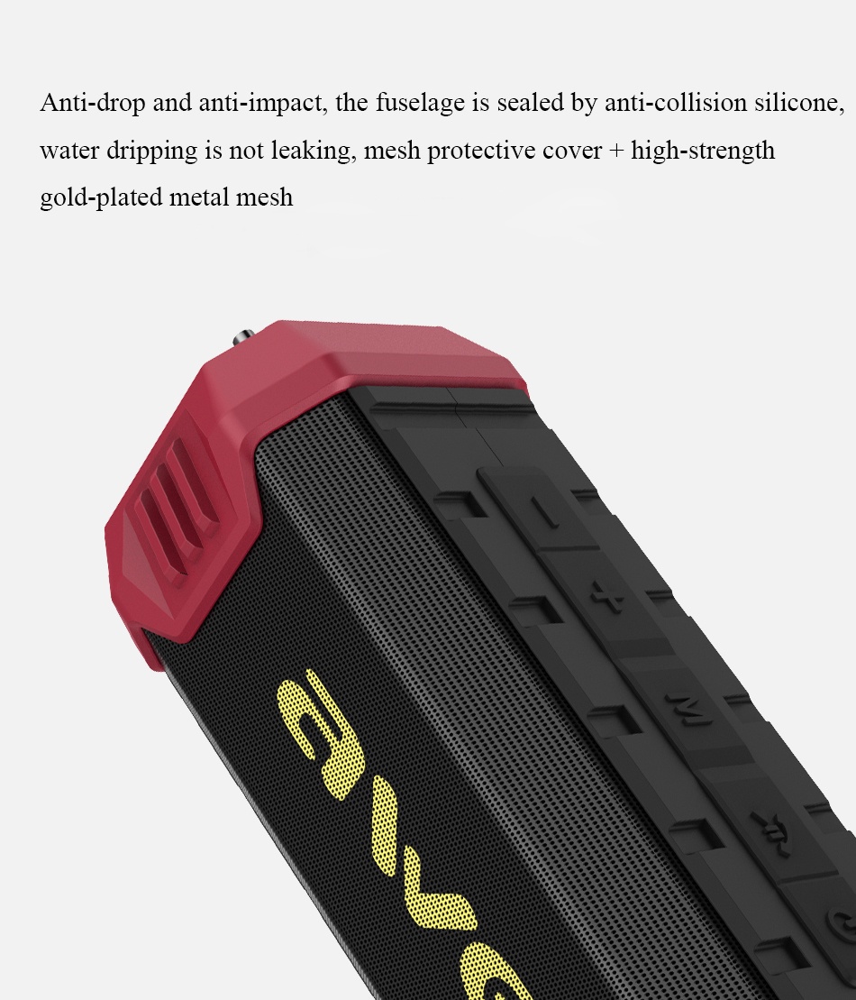 Awei Y280 Portable Wireless Speaker Outdoor Sound Dual Stereo Track AUX ...