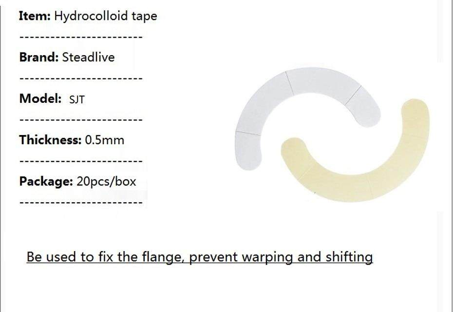20pcs Stoma Care Hydrocolloid Tape Portable fixed tape for Colostomy ...