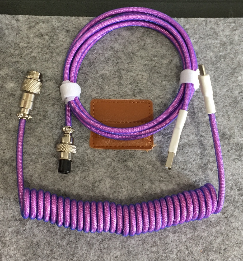 Coiled Cable for Mechanical Keyboard Custom Coiled Cable Wire USB Type ...