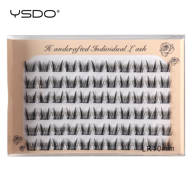 YSDO 6 Rows Individual Eyelashes Natural Long Grafting False Eyelash ...