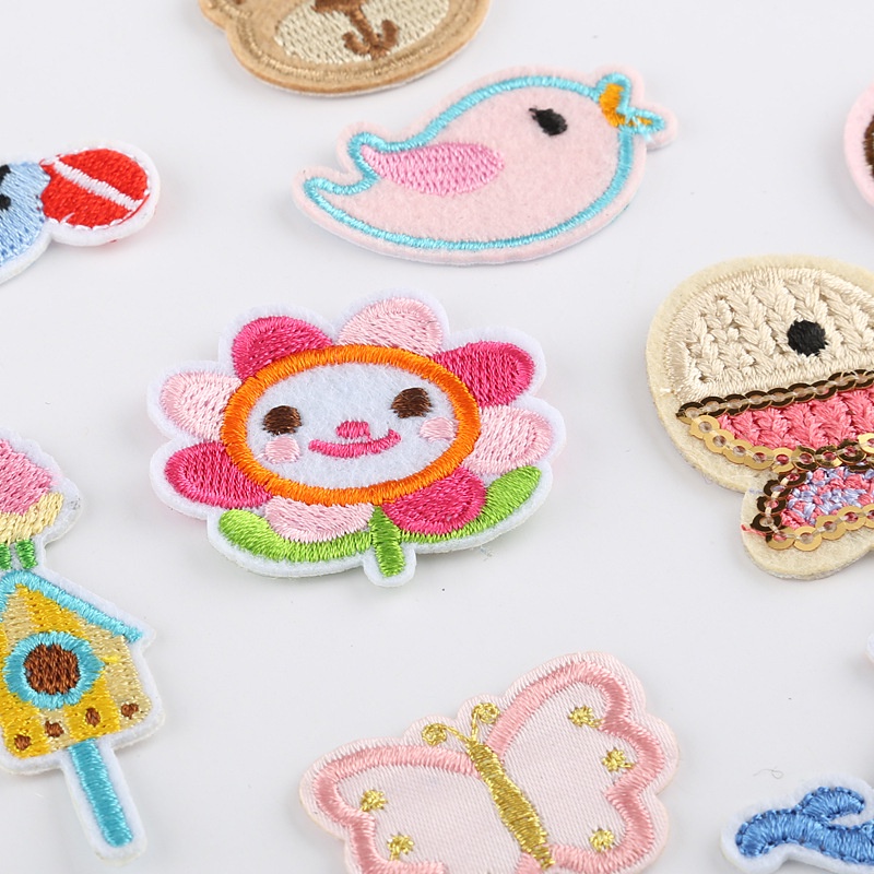 Cartoon Cute Clothes Iron On Patches With Hot Melt Adhesive Bee Fusible ...