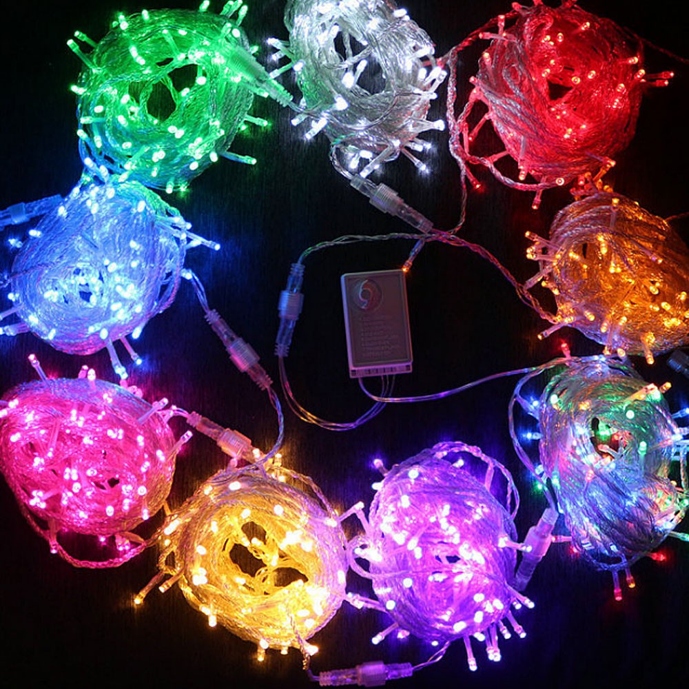 💡READY STOCK💡Lampu Raya Extendable 10m 20m LED String Fairy Lights Lamp ...