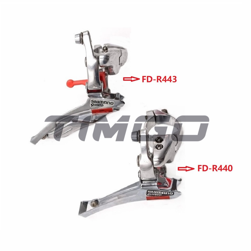 Shimano Road Bike Bicycle FD-R440 2×8 FD-R443 3×9 Speed Double Triple ...