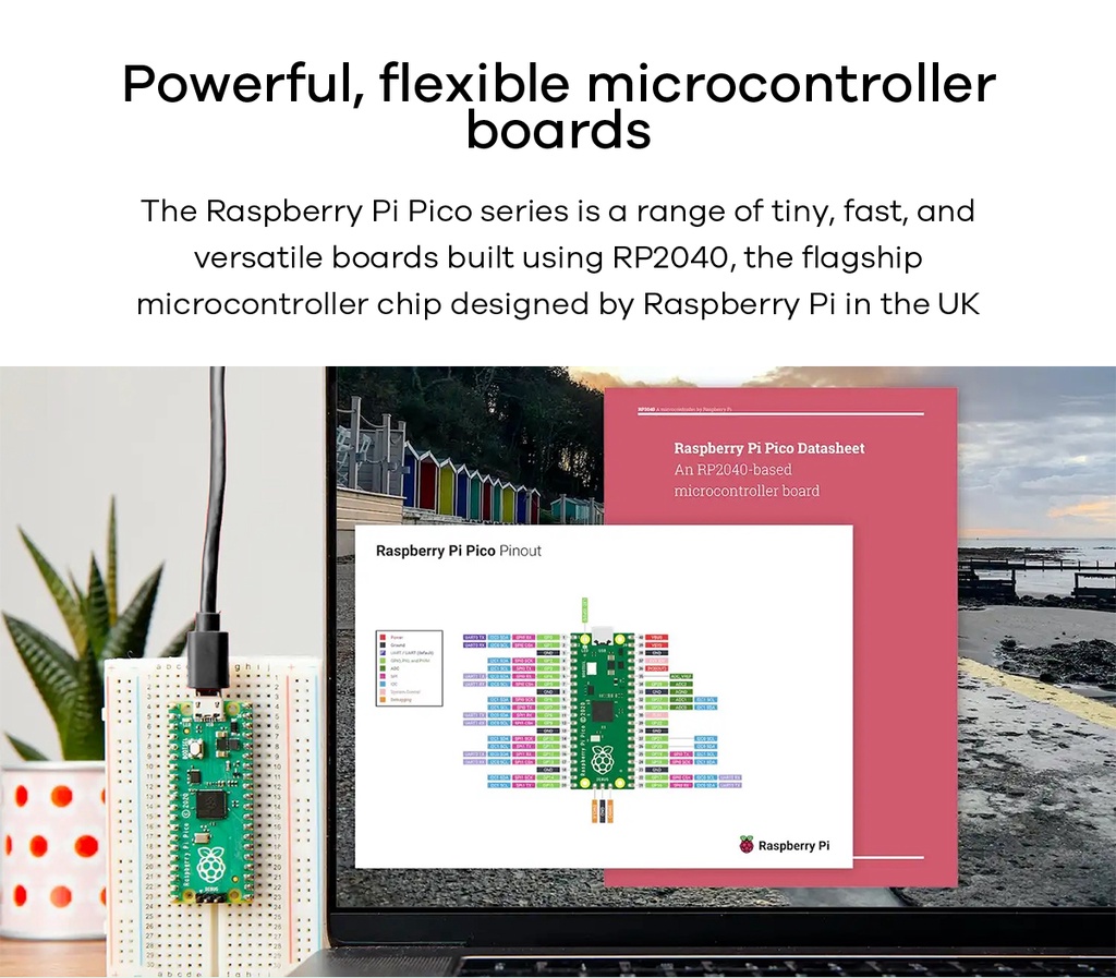 Lafvin Basic Pico Starter Kit For Raspberry Pi Pico With Detailed Online Tutorials Micropython