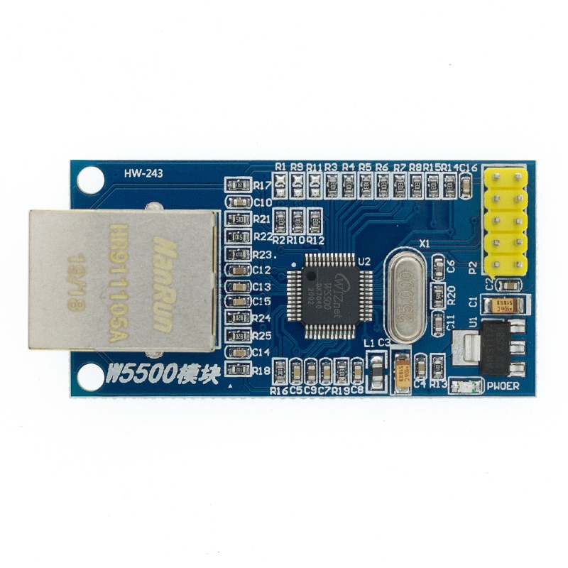 USR ES1 W5500 Ethernet network module hardware SPI to LAN/ Ethernet TCP IP 51 STM32 ...