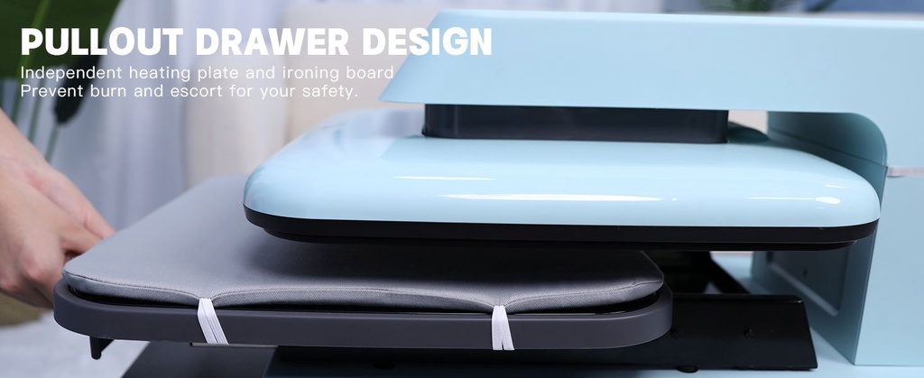 HTVRONT 220V Auto Heat Press Machine 15"x15"/38cm x 38cm Automatic Hot ...