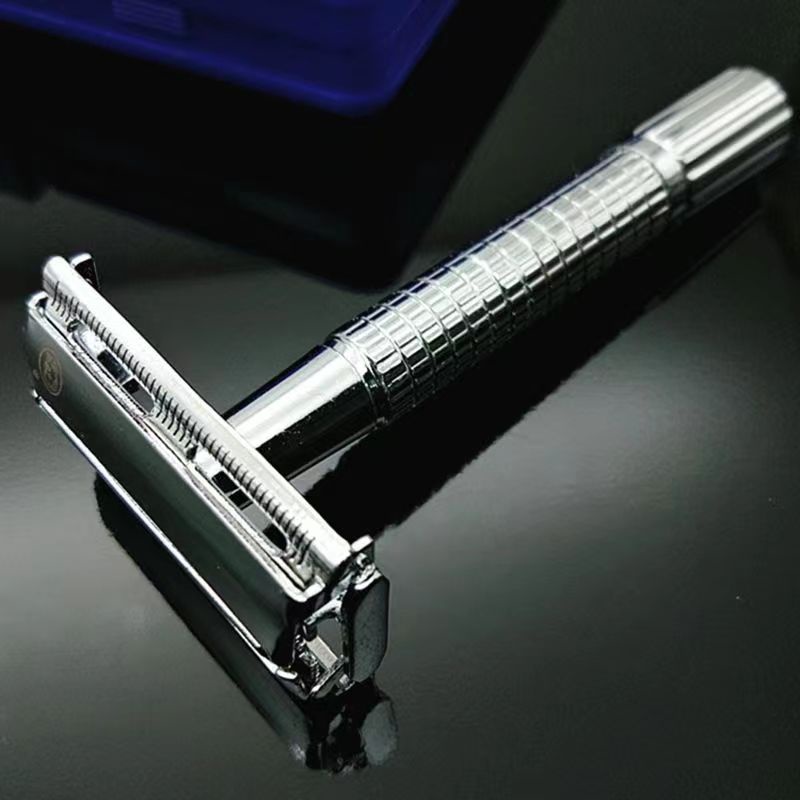 T-type Razor for Men Traditional Classic Butterfly Double Edge shaving ...