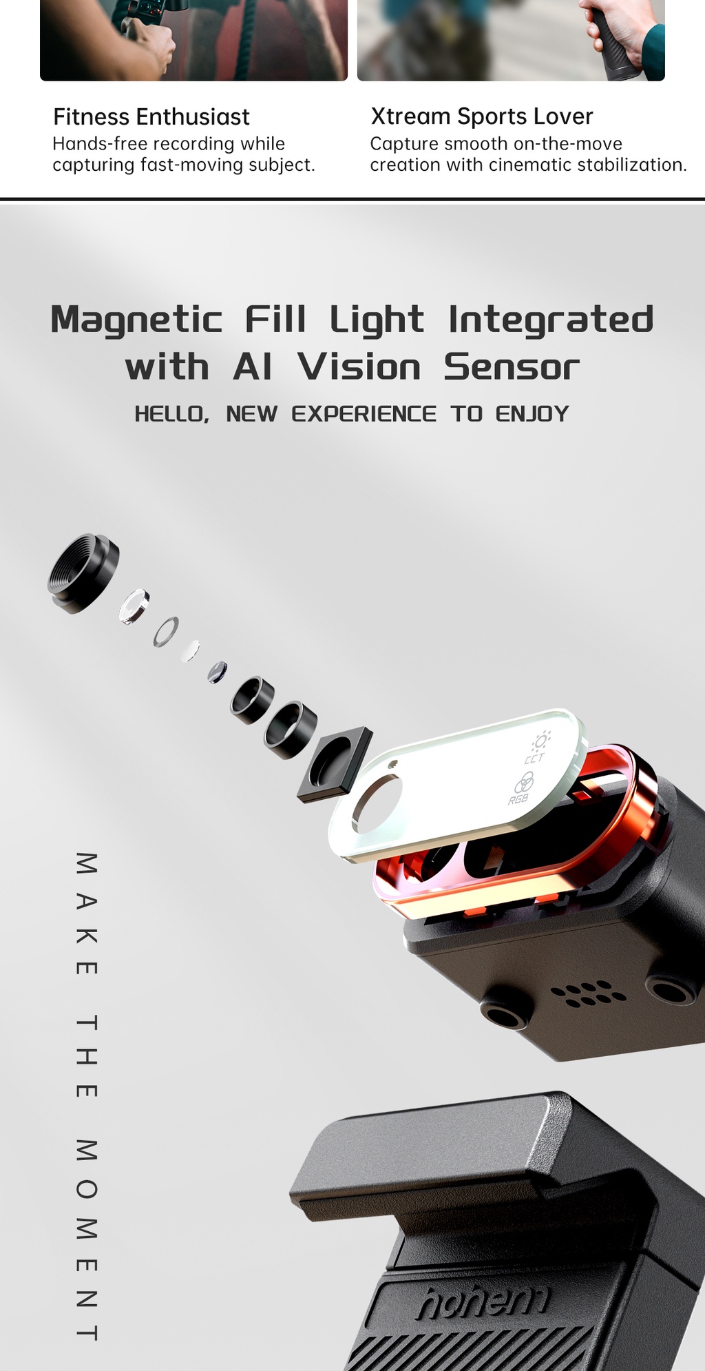 Hohem iSteady M6 Handheld Gimbal Stabilizer Selfie Tripod for ...