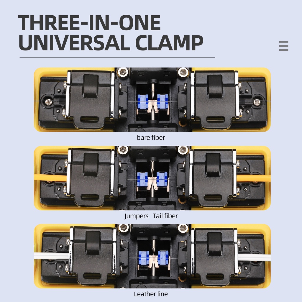 FTTH Splicer kit Mini Fusion Splicer Optical Fiber Hot Splicing Machine ...